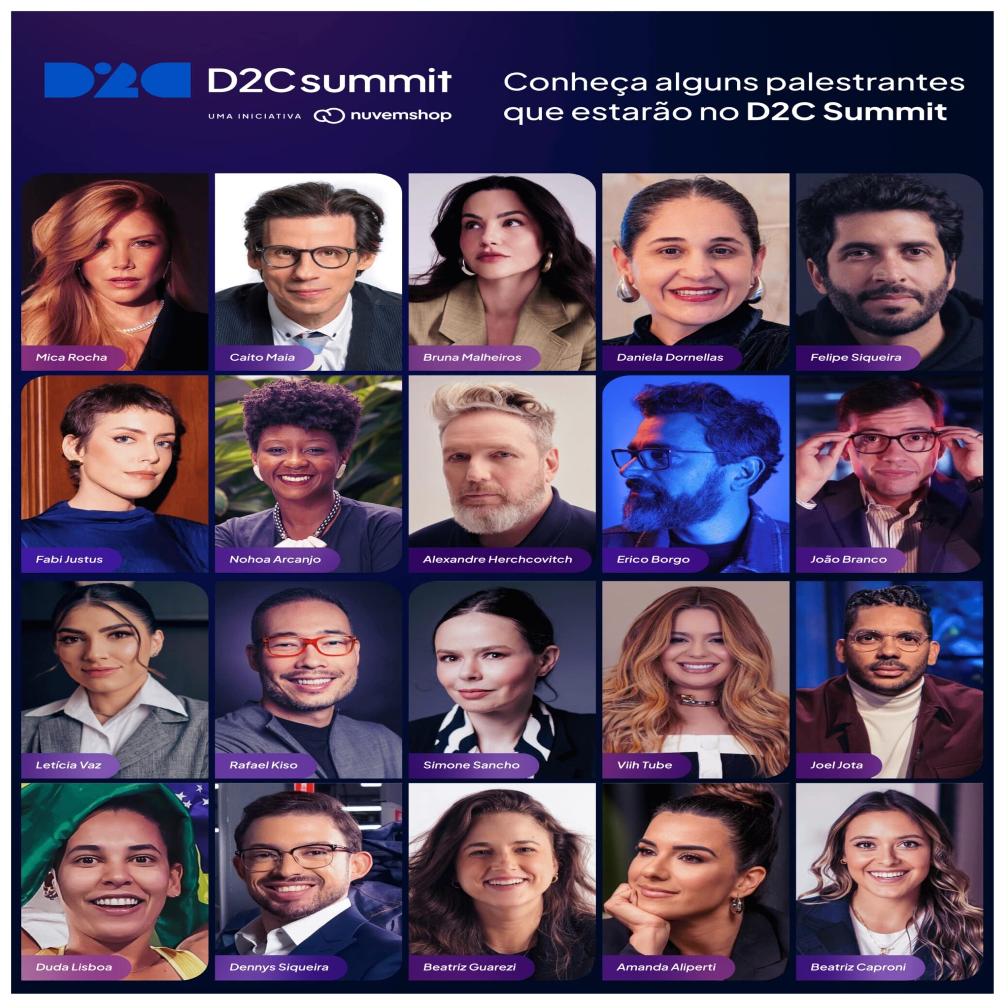 Referências da moda, do varejo e do digital sobem ao palco do D2C Summit - E-Commerce Brasil